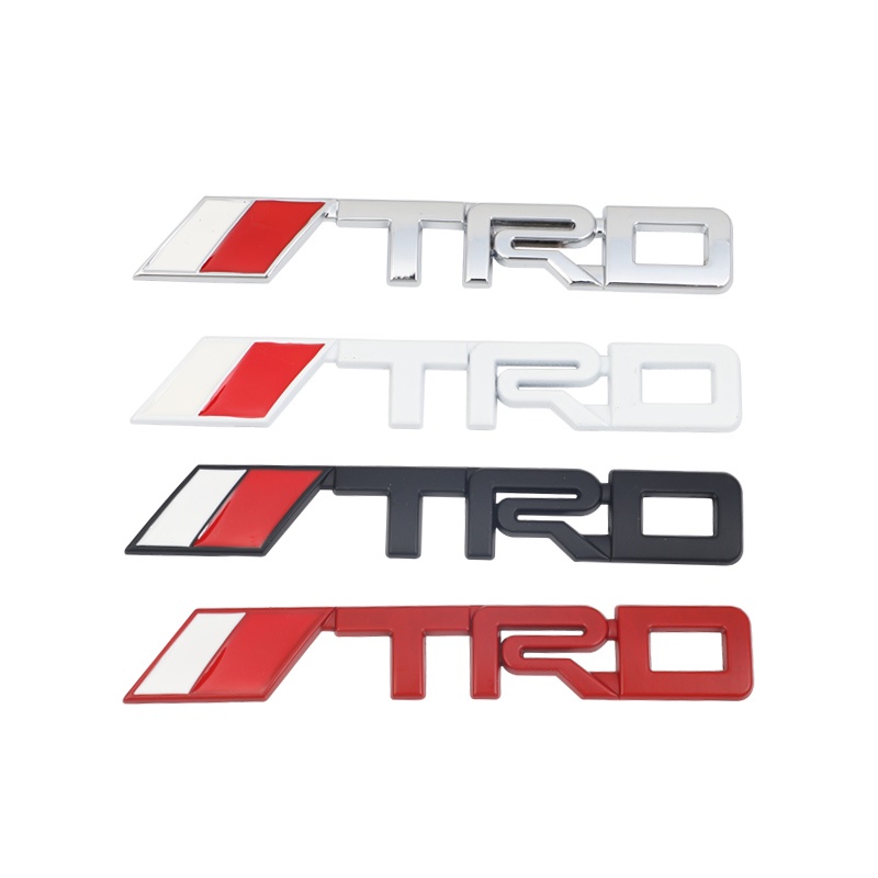 3D TRD Letter Logo Metal Car Stickers For Toyota highlander Camry ...