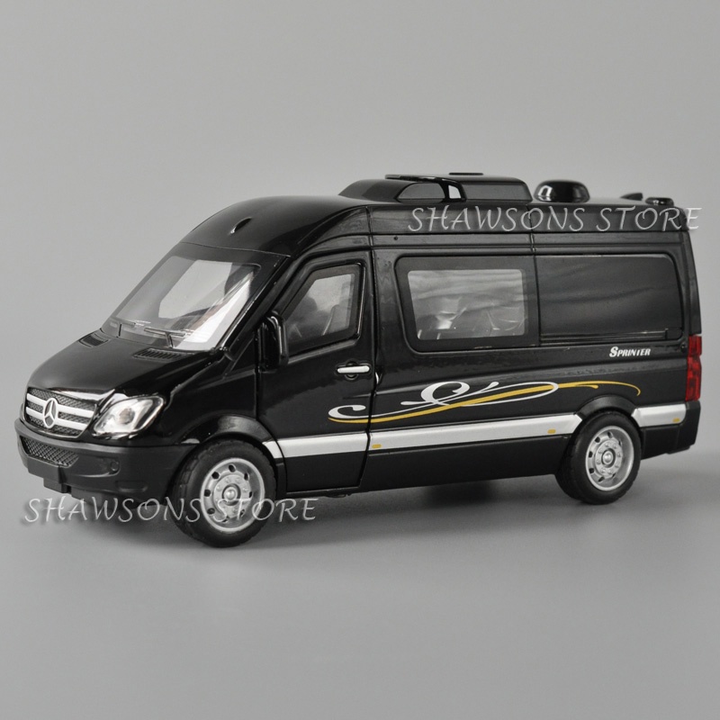 1:38 Scale Diecast Metal Model Car Benz Sprinter Van Minibus MPV ...