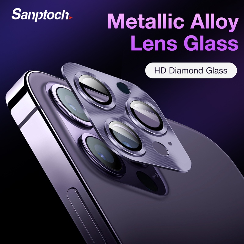 Sanptoch Metal Alloy Full Cover Camera Lens Protector For iPhone 16 ...