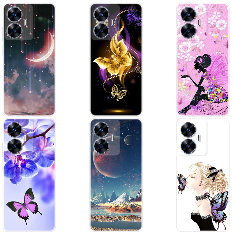 Realme C55 Casing Soft TPU Realme C55 C 55 Case Silicone Cartoon Back ...