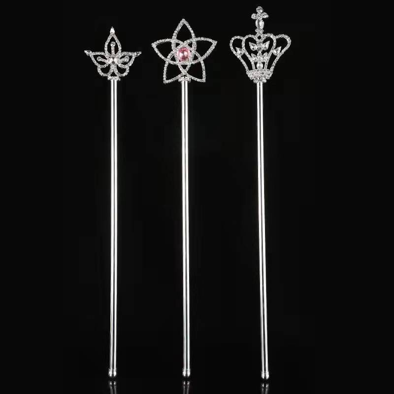 Goddess beauty pageant metal scepter crown fairy stick | Shopee Philippines