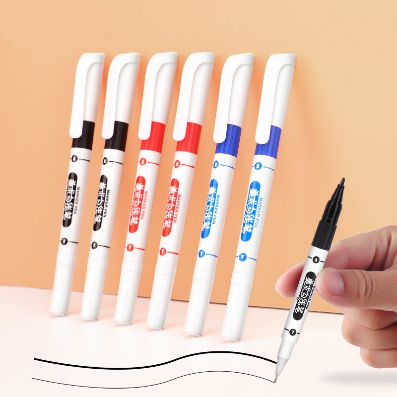 Quick-drying Waterproof Double-headed Art Line Drawing Pen Marking Pen ...