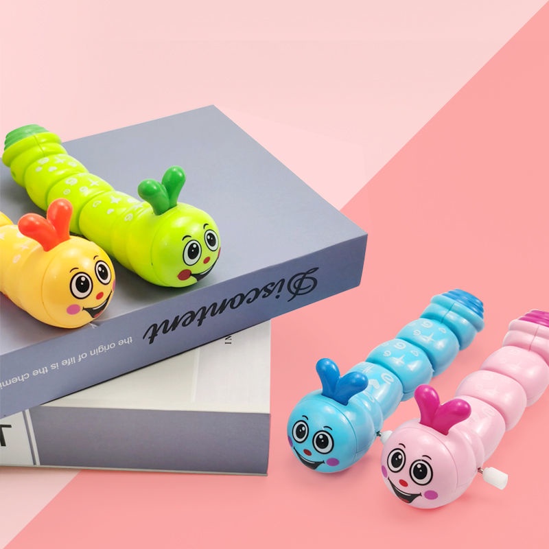 New Rainbow Caterpillar Winding Caterpillar Clockwork Swing Toys ...