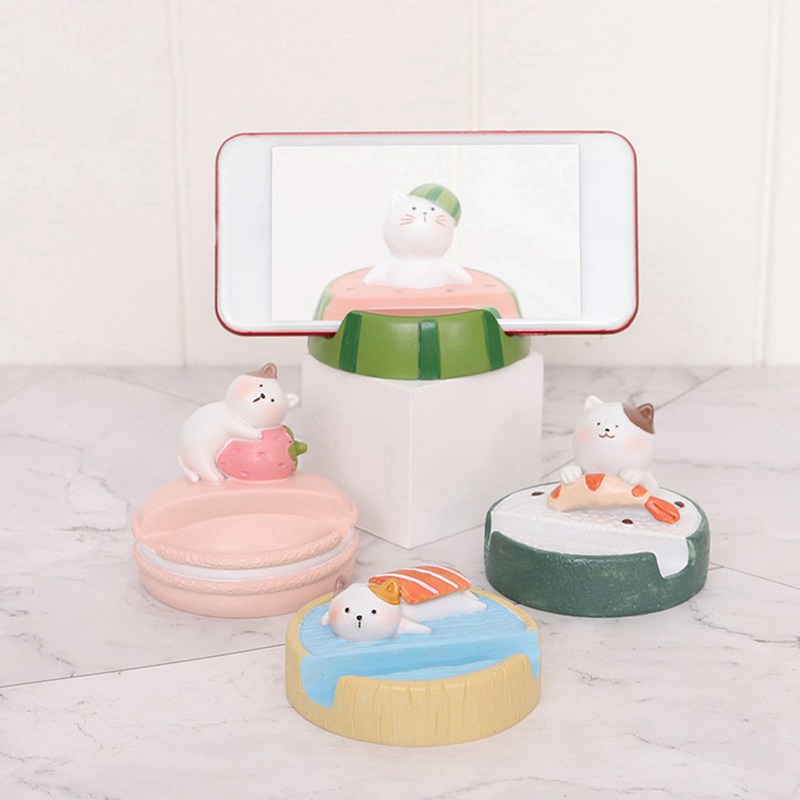 Fun Phone Stand Ornaments Home Decoration Office Desktop Cute Cartoon ...