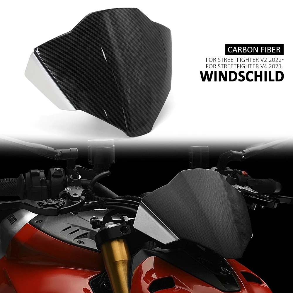 Motorcycle Windshield Windscreen For Ducati Streetfighter V2 ...