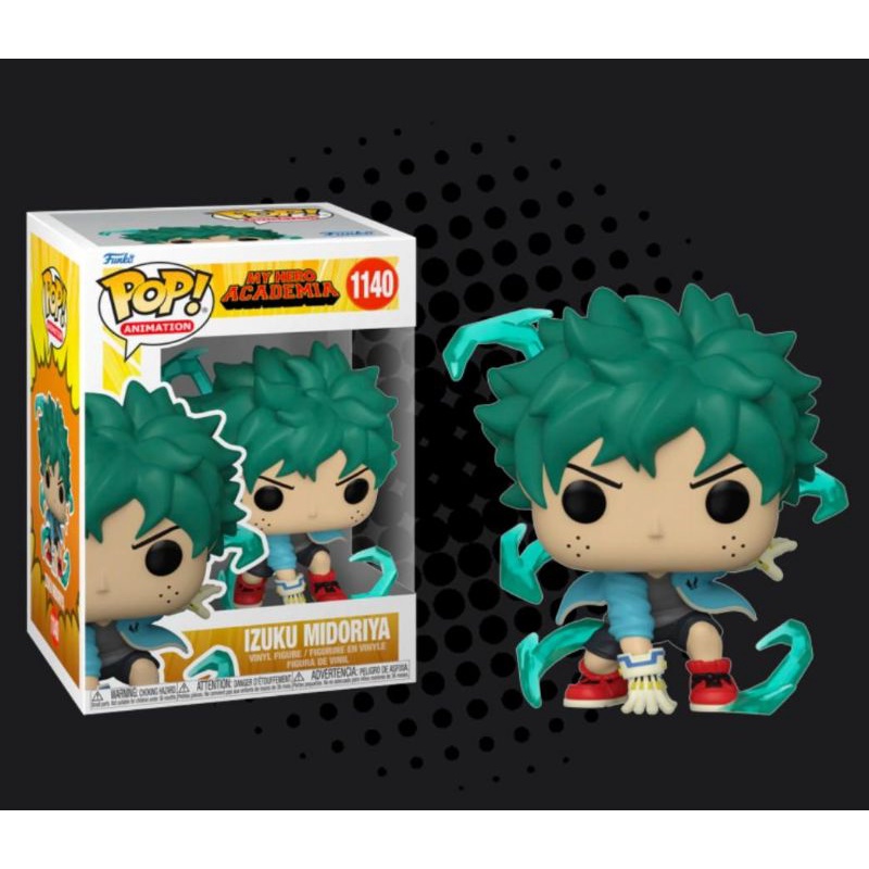 Funko Pop! Animation Izuku Midoriya 1140 My Hero Academia Glow In The ...