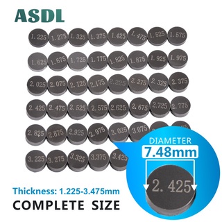 ASDL 5pcs 7.48mm 1.225-3.475 Motorcycle Valve Shim Gasket Engine Parts ...