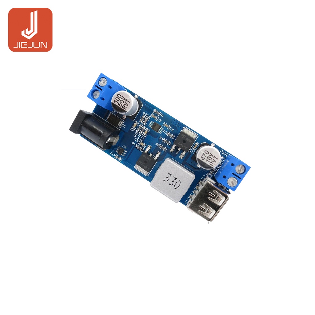 DC-DC 24V/12V To 5V 5A Step Down Power Supply Buck Converter Replace LM2596S Adjustable USB Step ...
