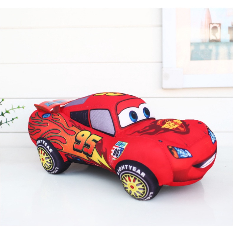 25cm M Pixar Cars 3 Lightning McQueen Plush Toy Red McQueen 95 Cushion ...