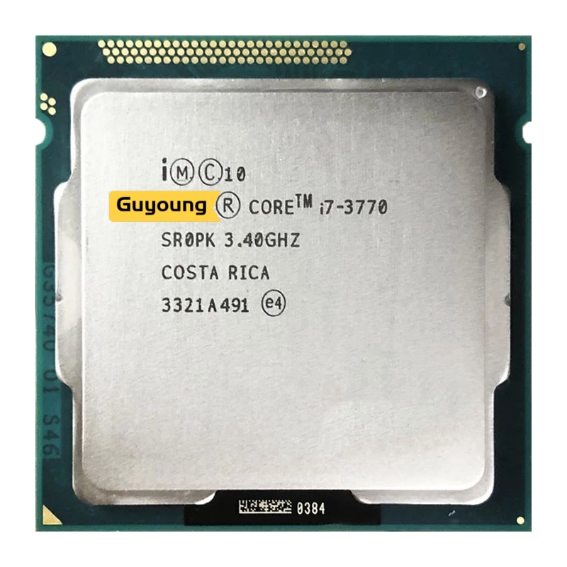 Core i7 3770 3.4GHz 8M 5.0GT/s LGA 1155 SR0PK CPU Desktop Processor ...