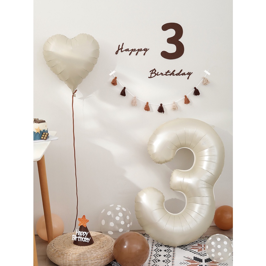 INS Kids Birthday Party Balloon Set Party Photo Backdrop Baby Shower ...