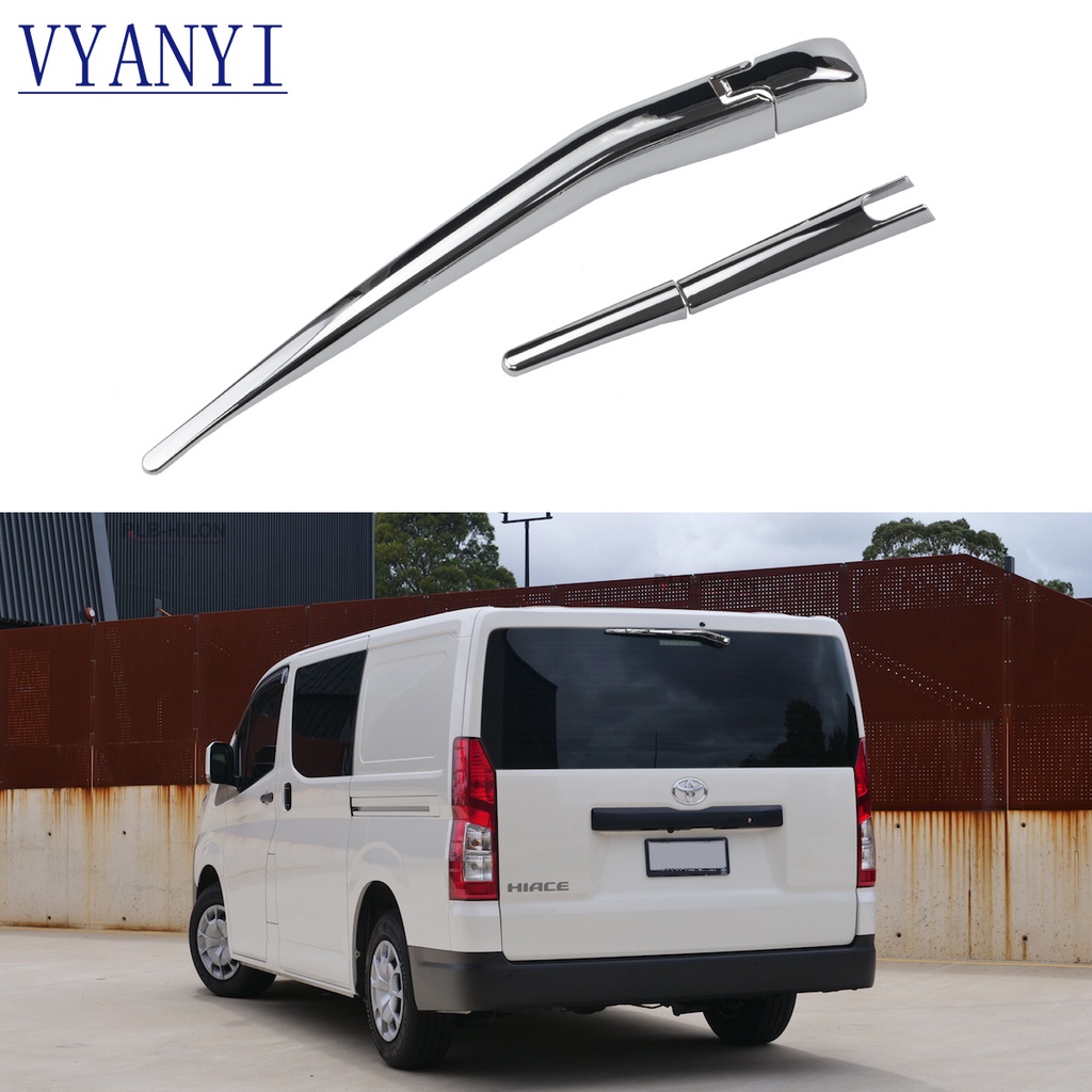 Rear wiper arm cover chrome Toyota Hiace Van commuter grandia gl 2019 ...