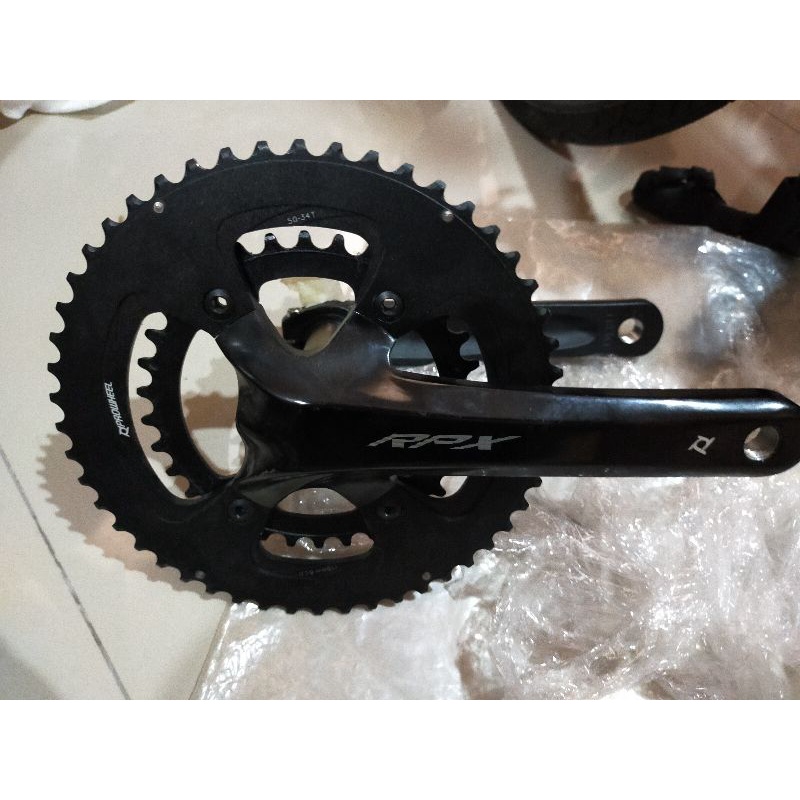 PROWHEEL RPX HOLLOWTECH ROAD COMPACT CRANKSET 50-34T 170MM - LAST SET ...