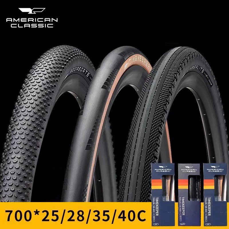 AMERICAN CLASSIC Gravel/Road Bike Tire, Timekeeper Kimberlite Tubeless ...