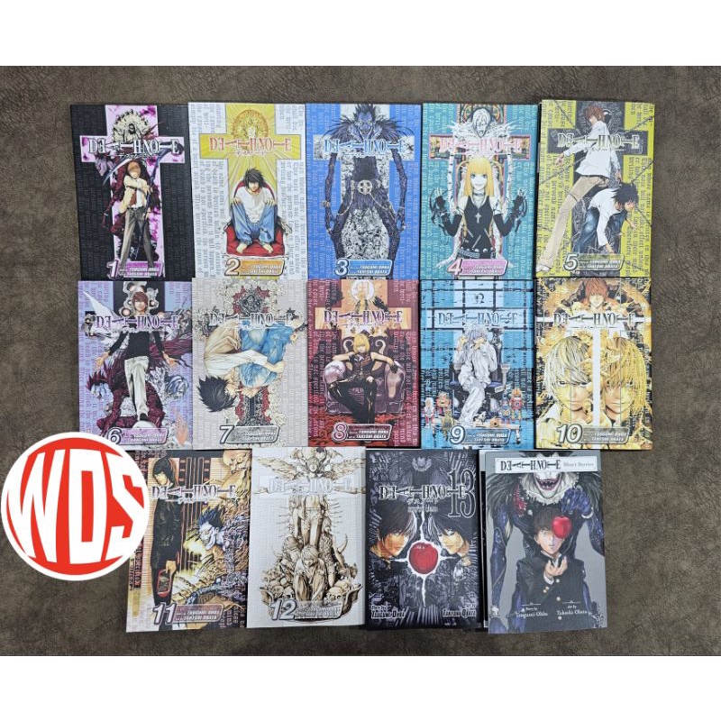 Manga : Death Note volume 1-13 + Short Stories (English Version ...