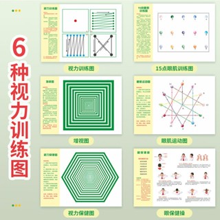 Vision Training Chart Amblyopia Myopia Astigmatism Table Children Eye ...