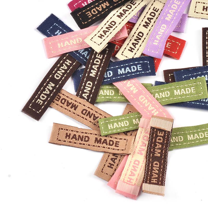 50pcs New Colorful Embroidery Labels Garment Accessories DIY Bag Shoes ...