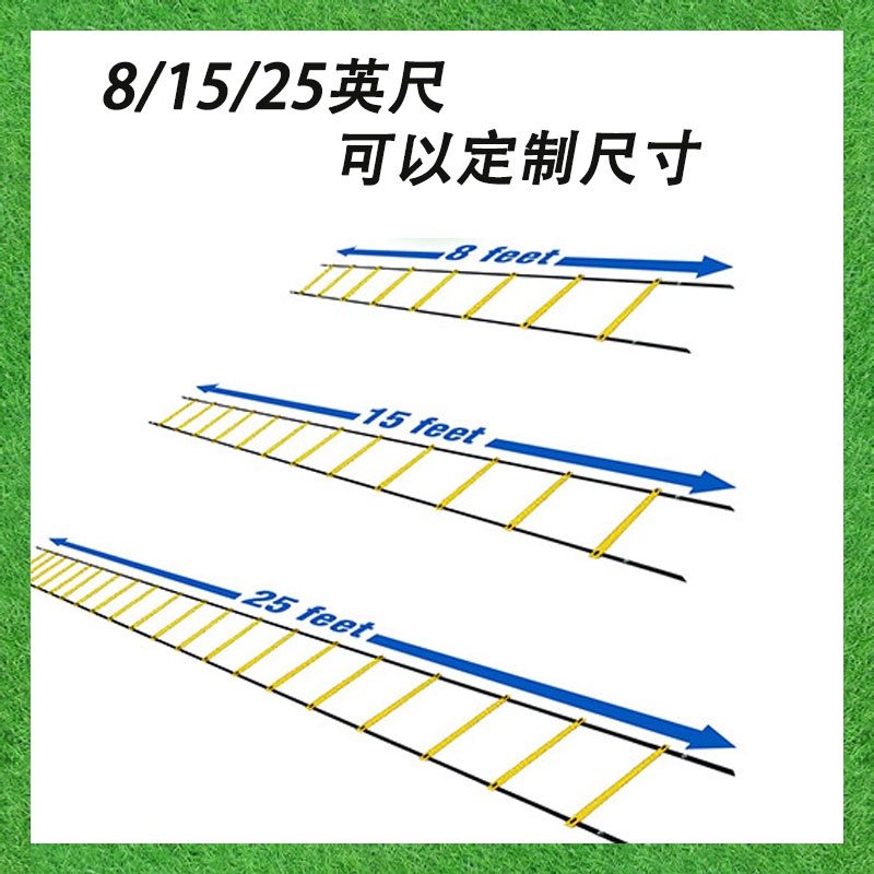 Agility ladder football training speed ladder physical agility training ...