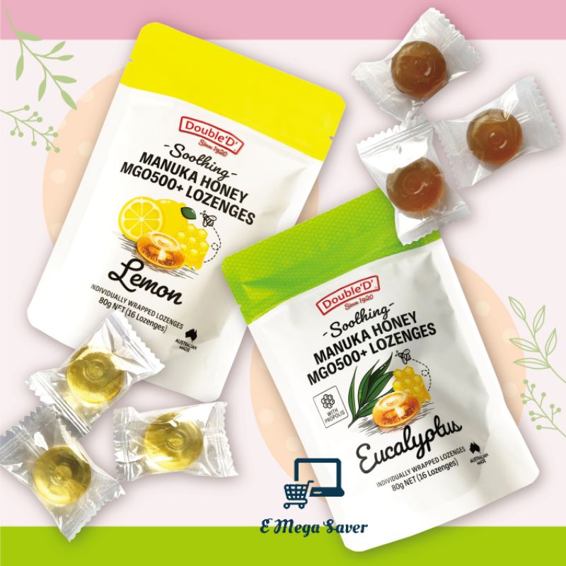 Double D MGO500+ Manuka Honey Soothing Lozenges 80g | Shopee Philippines