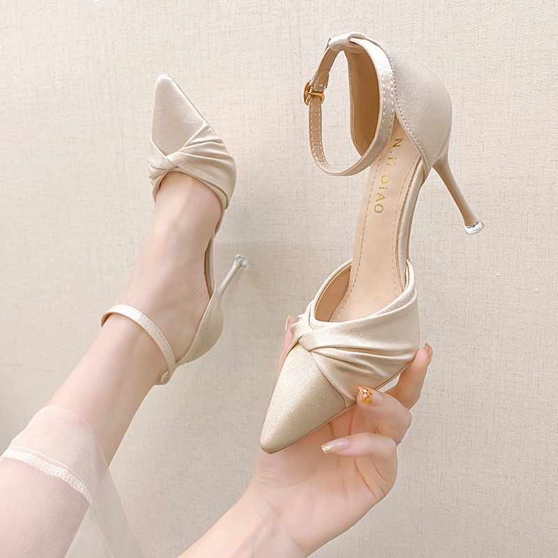 XXJCL · French High Heels Women's New Style Classy Pointed Stiletto ...