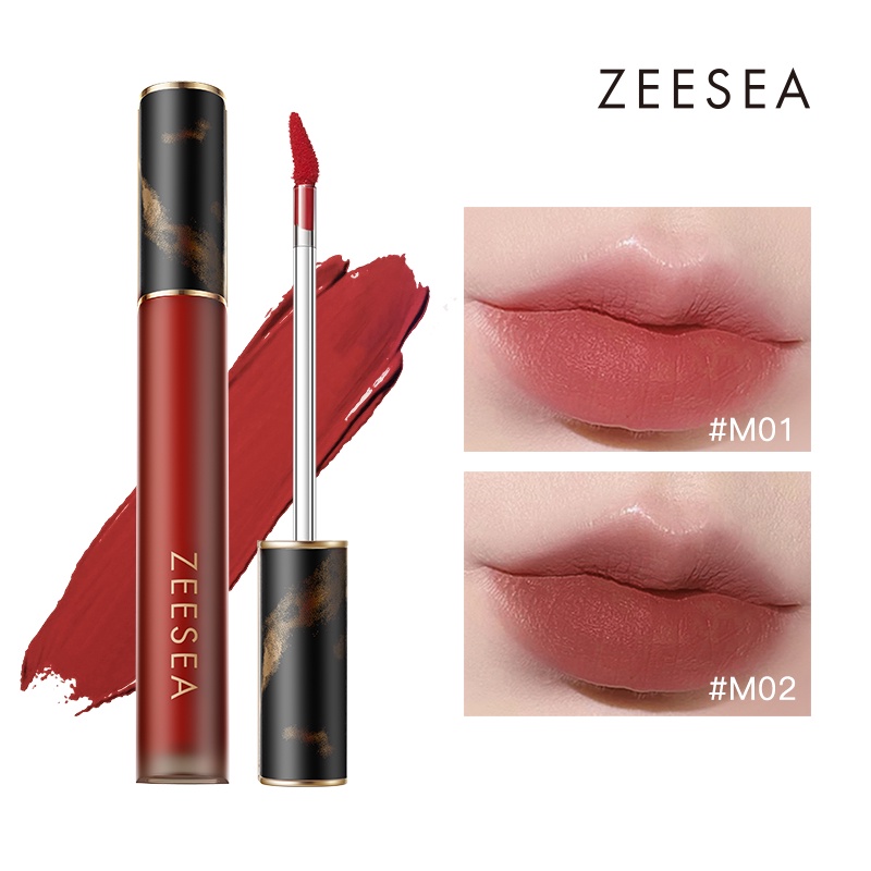 ZEESEA Matte Lipstick Liquid Lip Gloss Long Lasting Matte 1.3g | Shopee Philippines