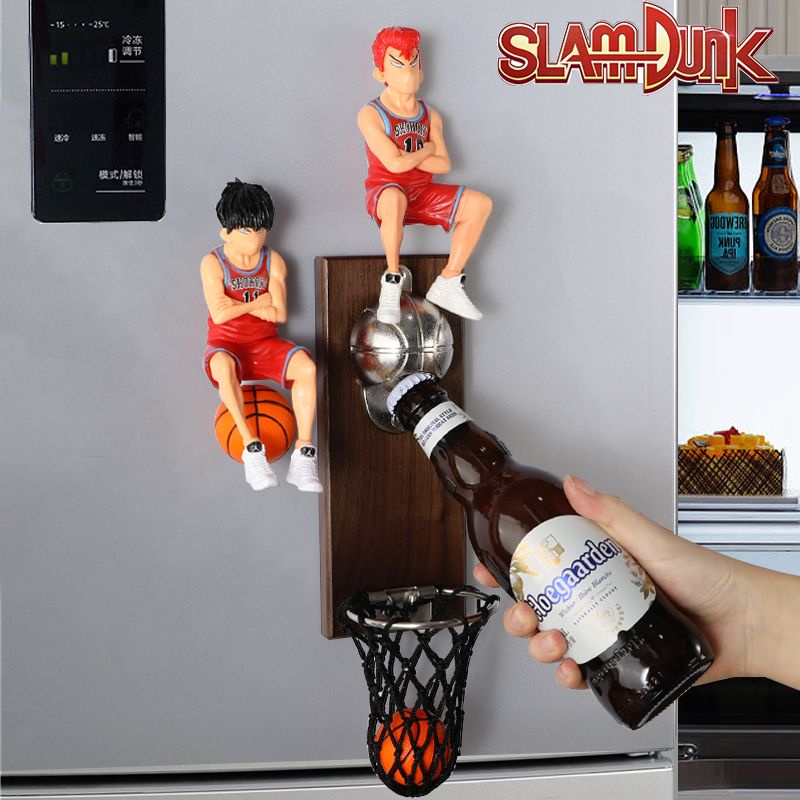 Influencer Basketball Bottle Opener Beer Cap Opener Refrigerator ...