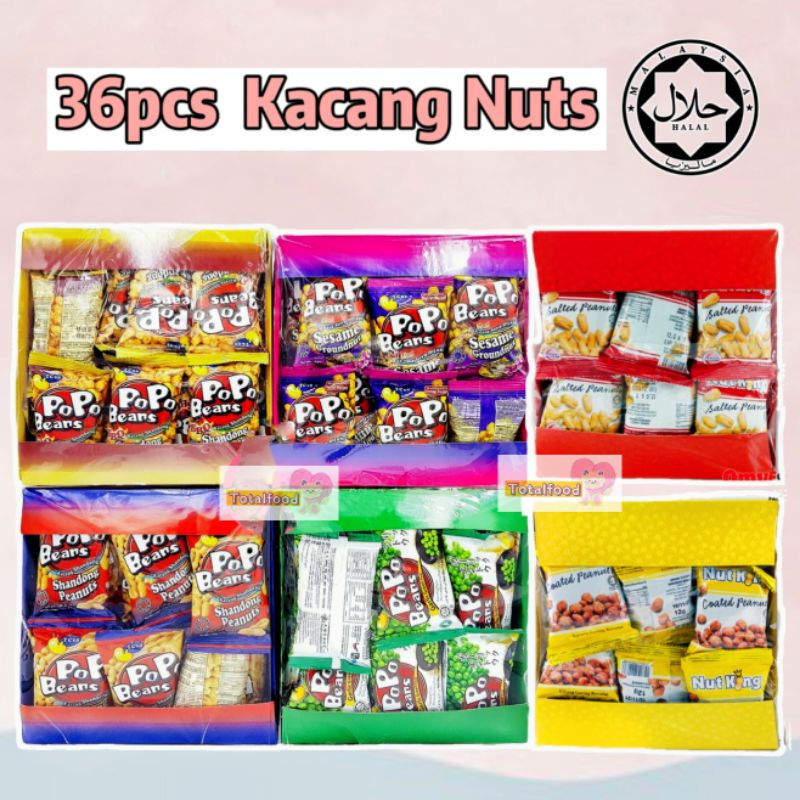 Tcsb popo beans Kacang Pelbagai party pack nuts 36pcs | Shopee Philippines