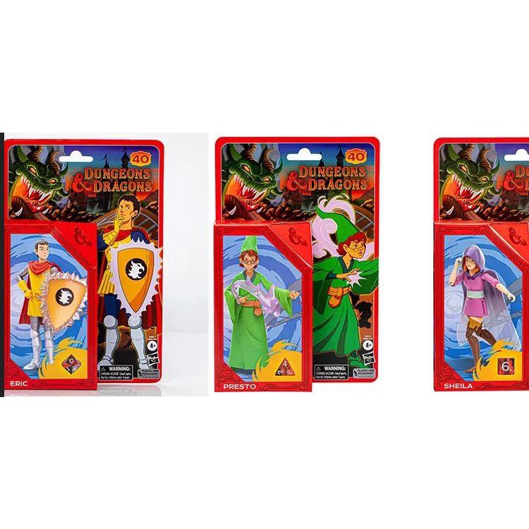 Hasbro Dungeons & Dragons D&D Animated Edition 6 Inch Movable Eric ...