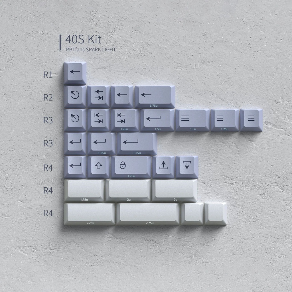 KBDfans Pbt Fans Spark Light Keycaps Child Kits Pbt Cherry | Shopee ...