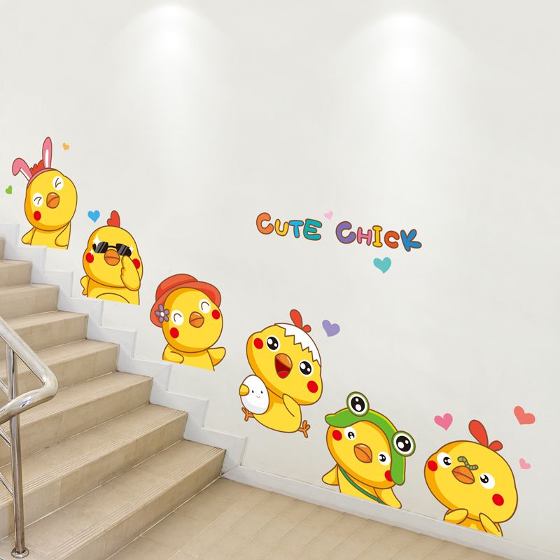 School Stairs Wall Decoration Reminder Safety Slogan Stickers ...