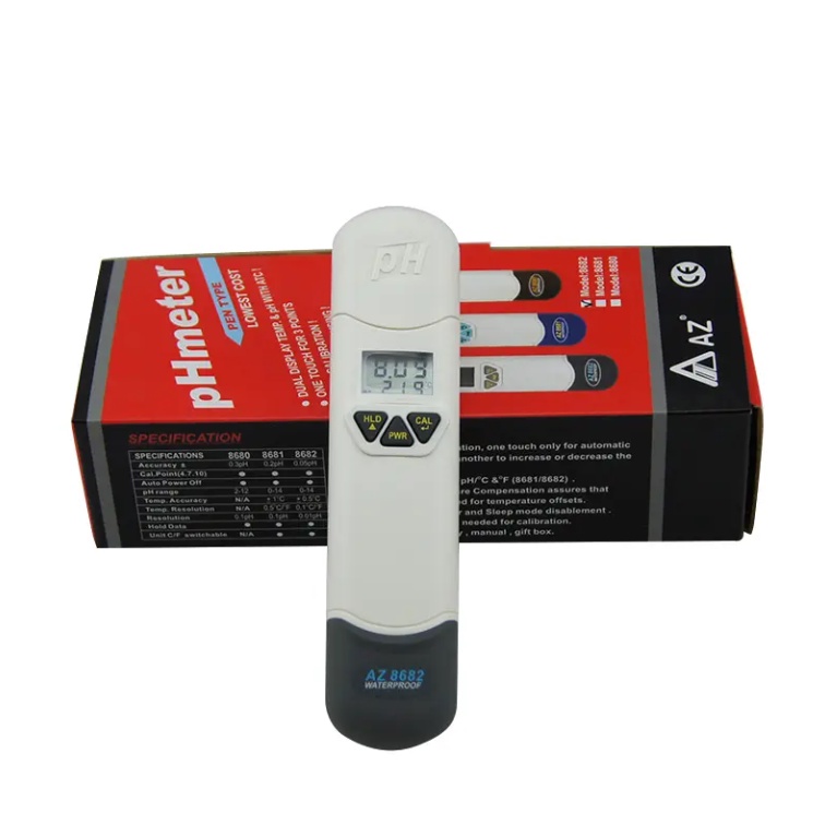 AZ8682 High Precision Mini Pen Type pH value tester pH meter water ...