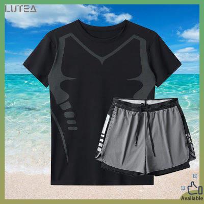 rush guard for men plus size rush guard for men Swimwear Men's Suit ...