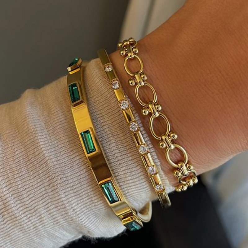 Summer Titanium Steel Bracelet Ladies Fashion Versatile Stainless ...