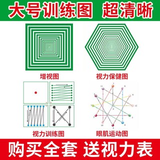 Vision Training Chart Amblyopia Myopia Astigmatism Table Children Eye ...