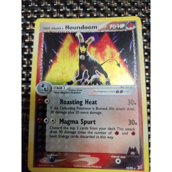 Team Magma's Houndoom - 10/95 - Team Magma vs Team Aqua - Holo | Shopee Philippines
