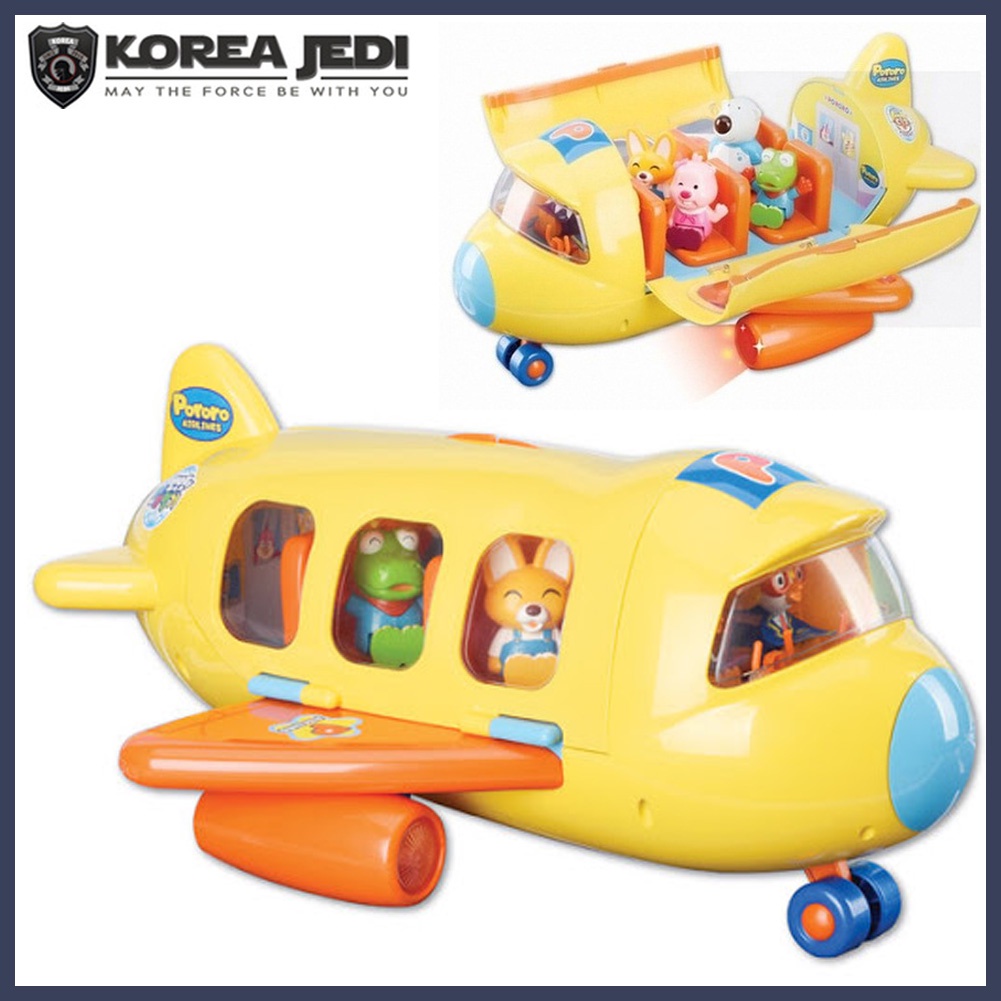 Pororo and Friends - Pororo Flying Airplane Toy Melody (Korean) Figure ...