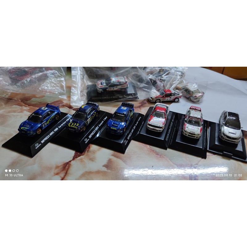 aoshima CMS CM'S 1/64 SUBARU WRX sti impreza repsol Mitsubishi ...