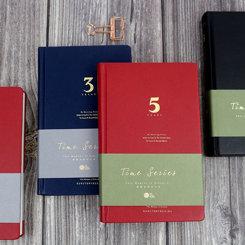 Three years five years diary simple literary retro ledger creative 365 ...