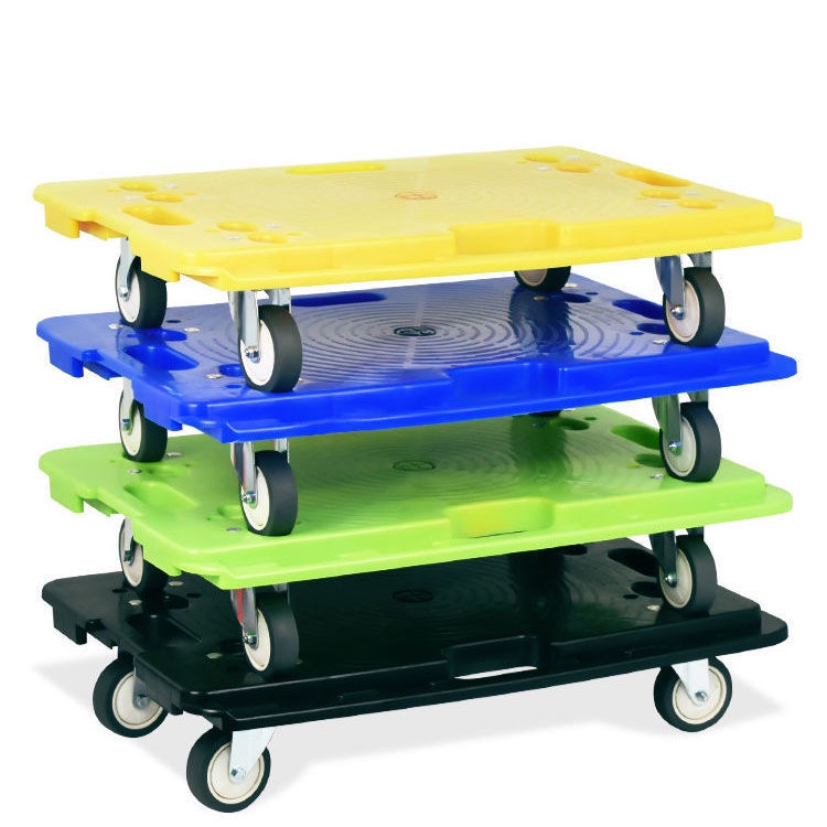 Small Trolley Turtle Car Flatbed Four-Wheel Universal Movable Base Tray ...