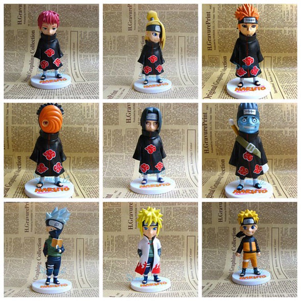Naruto Naruto Akatsuki Figure Figure Model Ornaments Dolls Kakashi ...