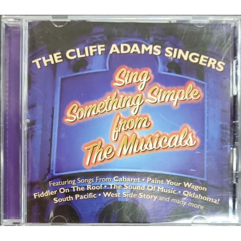 The Cliff Adams Singers - Sing Something Simple From The Musicals (CD ...