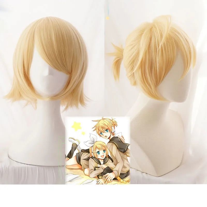 Kagamine twins Kagamine len brother Kagamine rin sister wig Prince Kim ...
