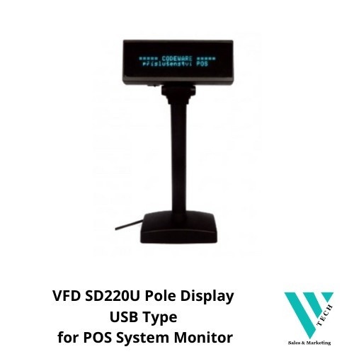 VFD SD220U Pole Display USB Type for POS System Monitor | Shopee ...