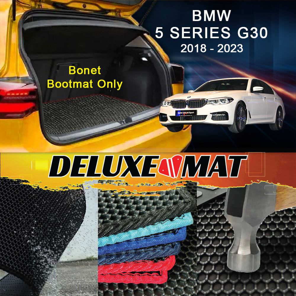 BMW 5 SERIES G30 2018 2019 2020 2021 2022 2023 Deluxe Boot Mat Car Boot ...