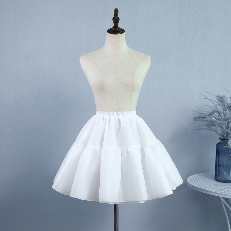Bustle Skirt lolita lolita Daily Support Cloud Support Elastic Waist ...