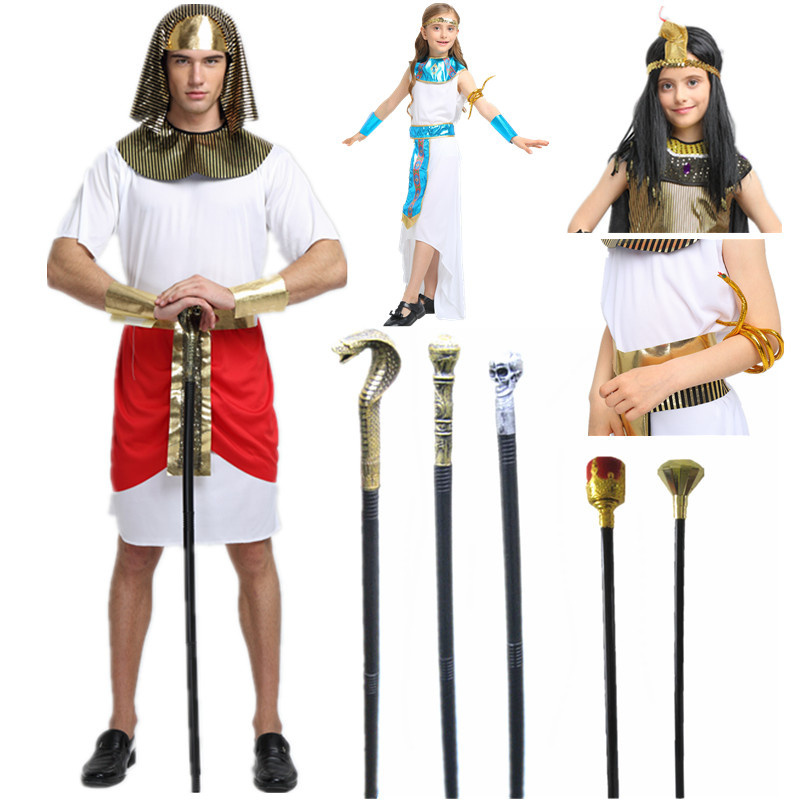 [24 Hours Delivery] Halloween Costume Children Cleopatra Clothes ...