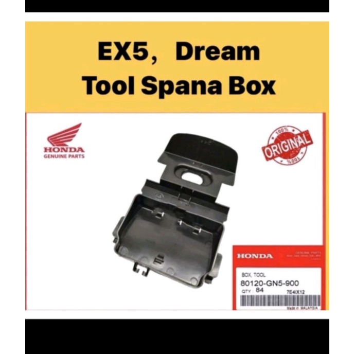 Honda EX5 , Dream BSH TOOL BOX , Kotak Spanar 80120-GN5-900 Spanner Box ...