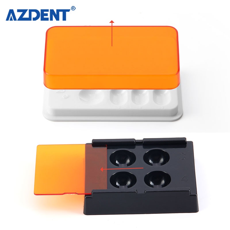 Dental Veneer Storage Box Teeth Patch Shading Light Case Denture ...