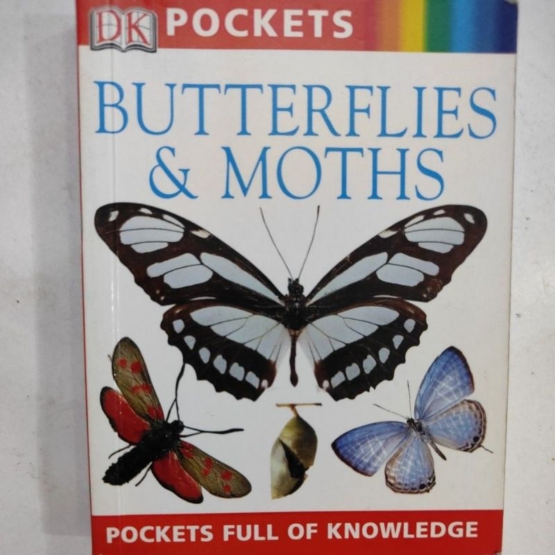 DK Pockets Butterflies and Moths Children secondary Science Encyclopaedia Reference Story ...