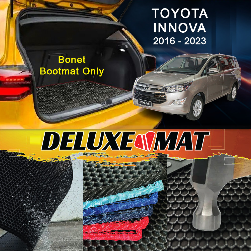 TOYOTA INNOVA 2016 2017 2018 2019 2020 2021 2022 2023 Deluxe Boot Mat ...